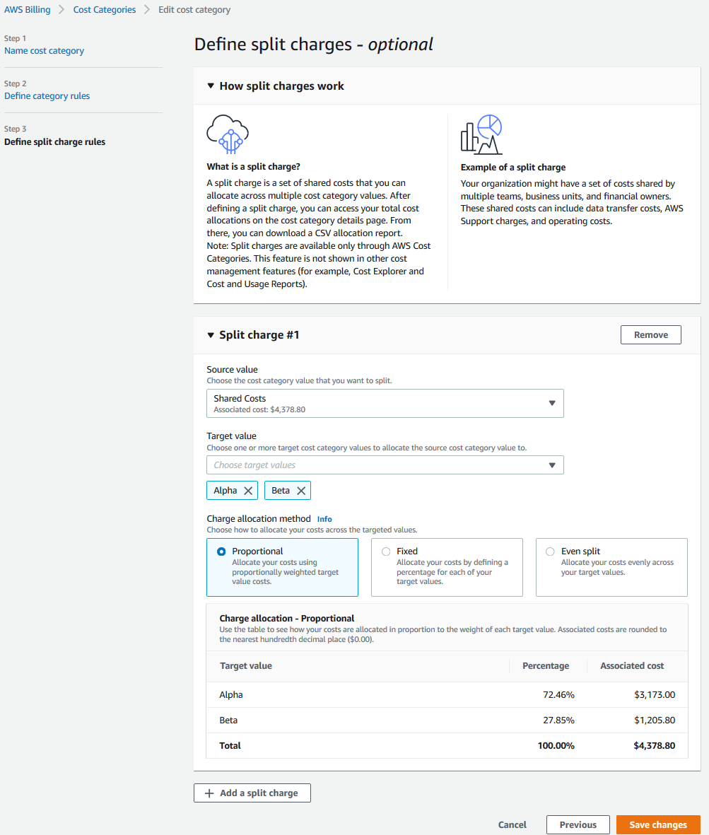 Managing Your Costs With Aws Cost Categories Amazon Web Services